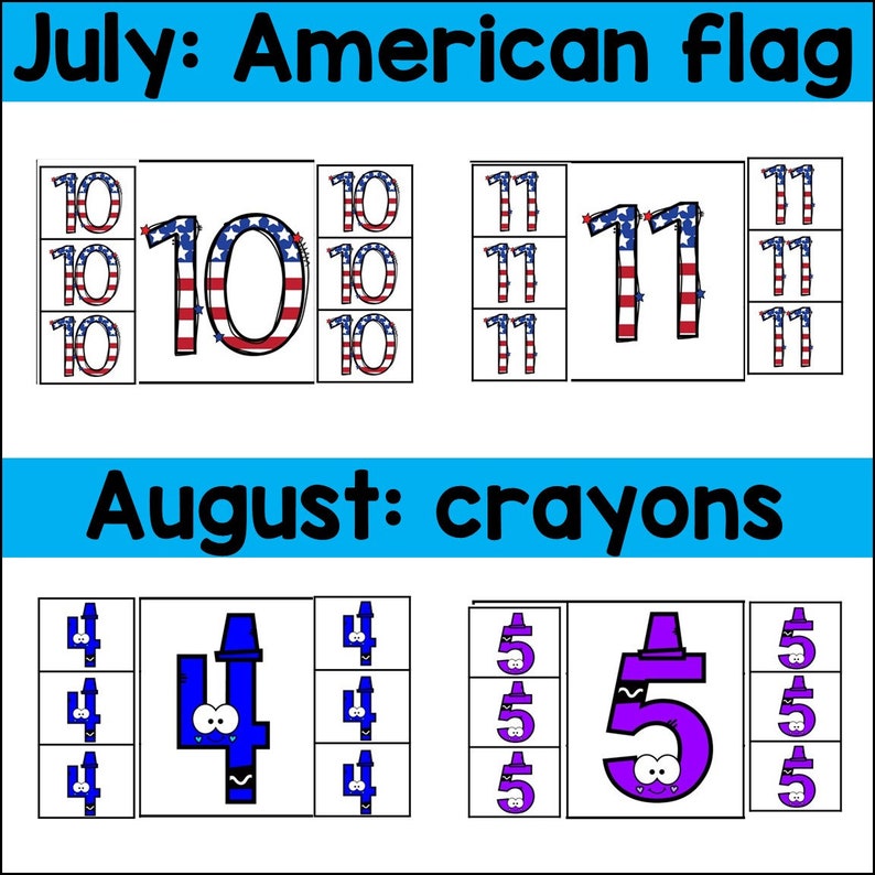 Errorless Numbers Task Boxes - Etsy