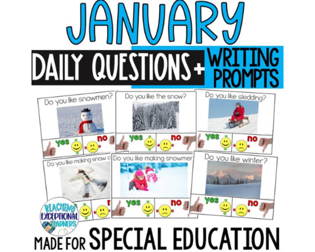 January Question of the Day Activities - Etsy