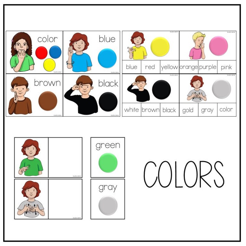 ASL Task Box Activities - Etsy