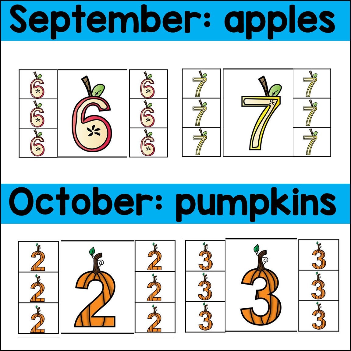 Errorless Numbers Task Boxes - Etsy