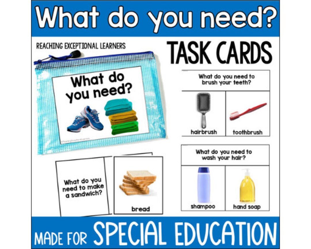 What Do You Need Task Cards - Etsy