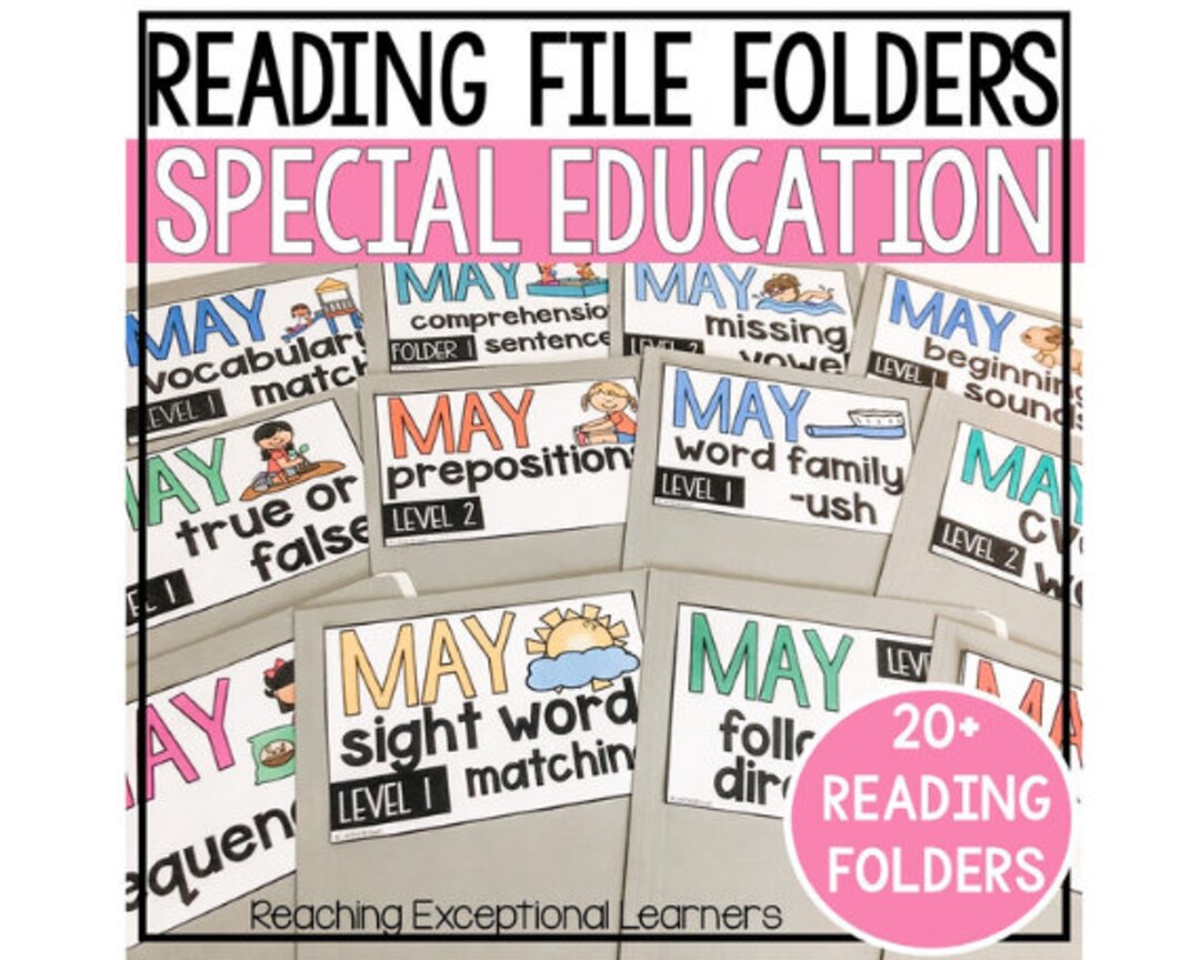 May Reading File Folder Bundle - Etsy