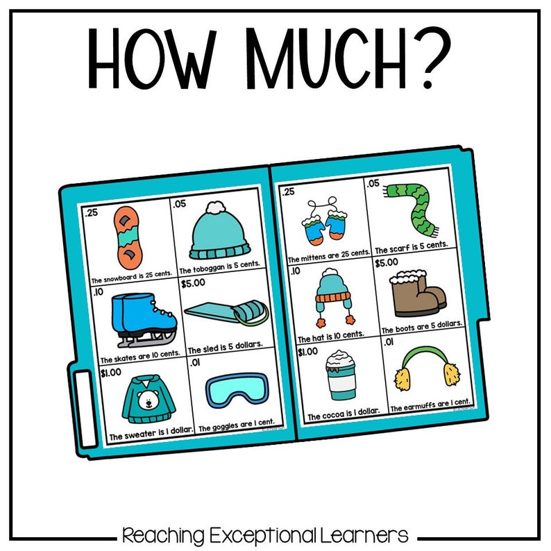 January Math File Folders - Etsy
