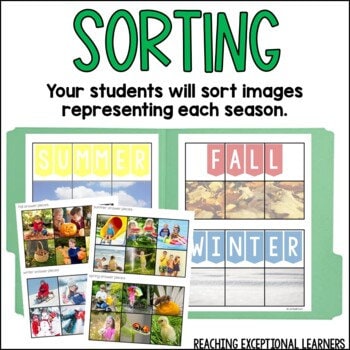 Seasons File Folder Activities - Etsy