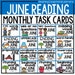 June Reading Task Boxes - Etsy