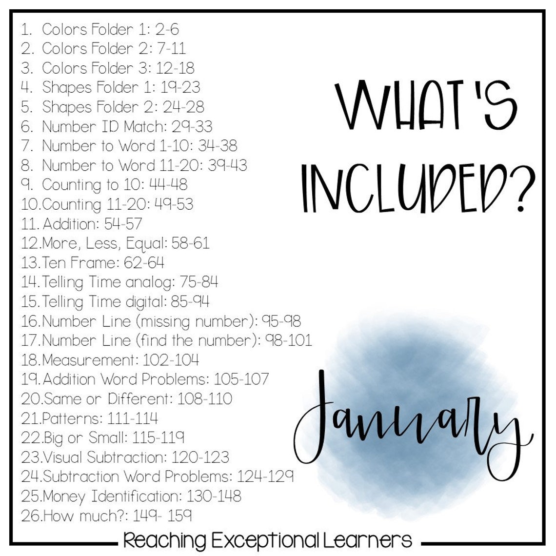 January Math File Folders - Etsy