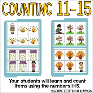 Counting to 20 File Folder BUNDLE - Etsy