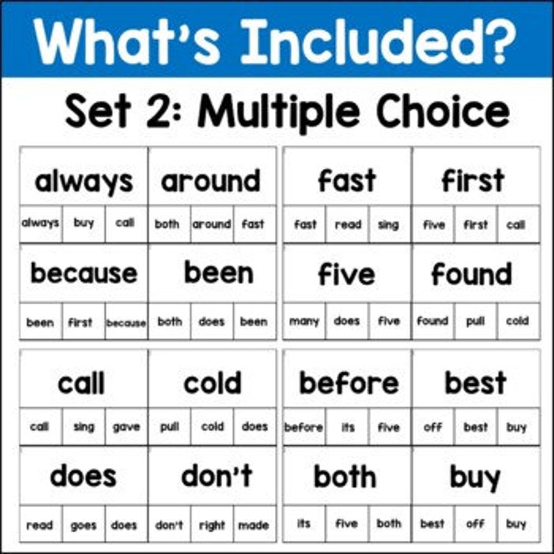 Sight Words Level 4 Task Cards - Etsy