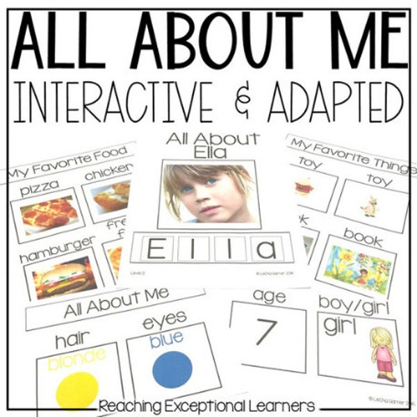 All About Me Special Ed - Etsy