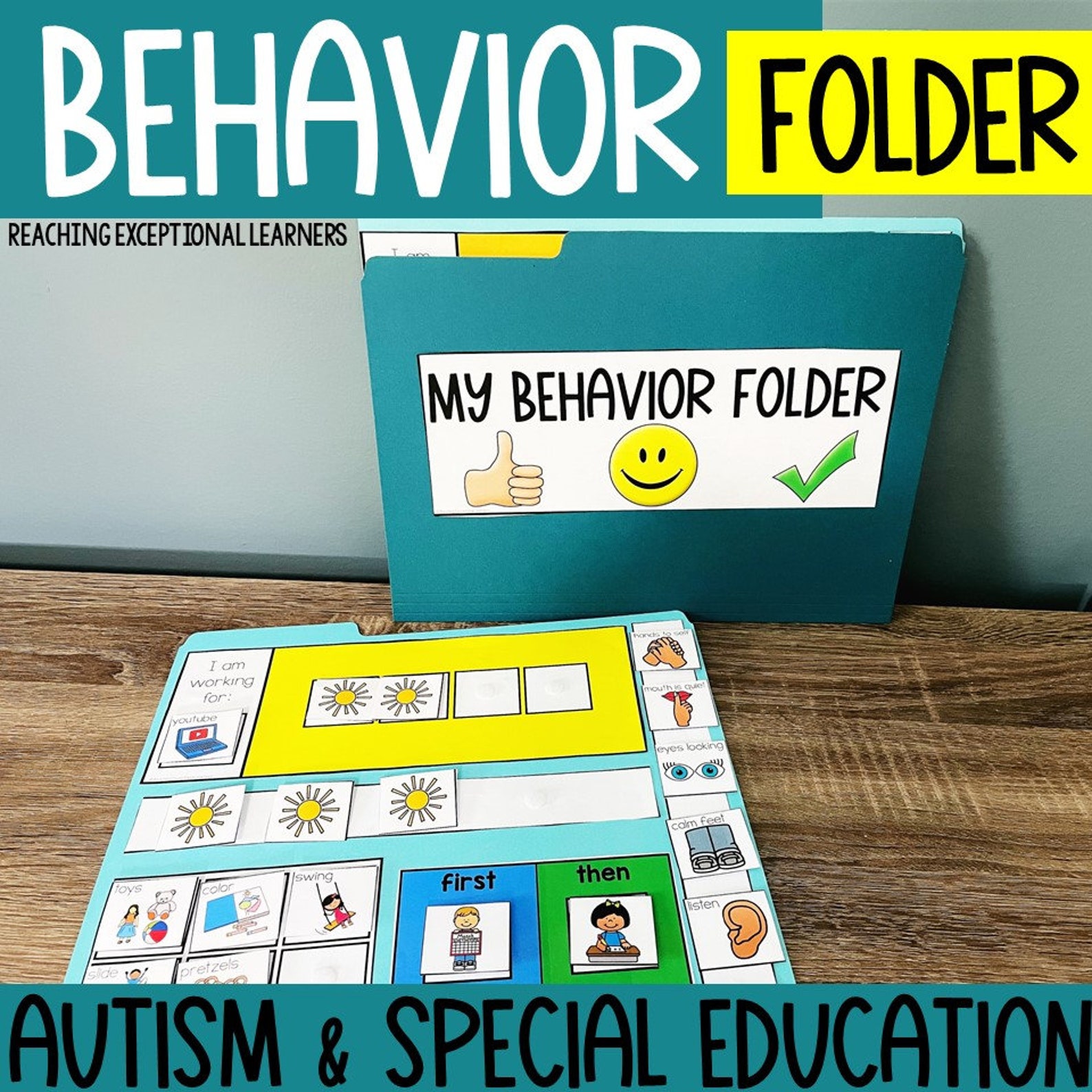 Behavior Folder for Autism and Special Needs - Etsy