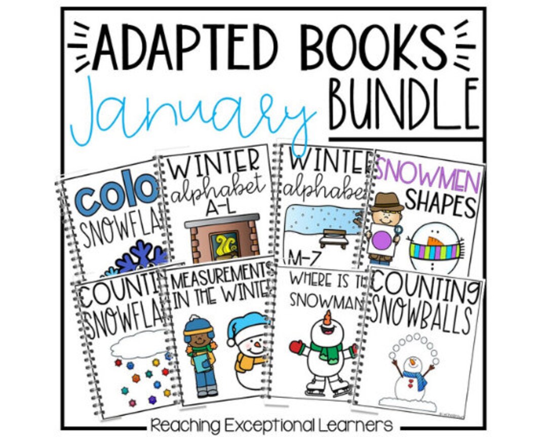 January Adapted Books Bundle - Etsy