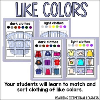 Clothing File Folder Activities - Etsy