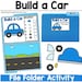 Following Directions File Folder: Build a Car - Etsy