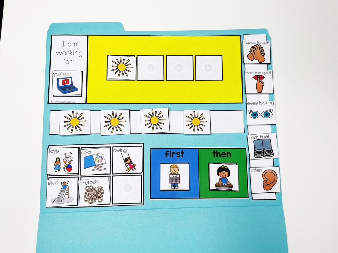 Behavior Folder for Autism and Special Needs - Etsy