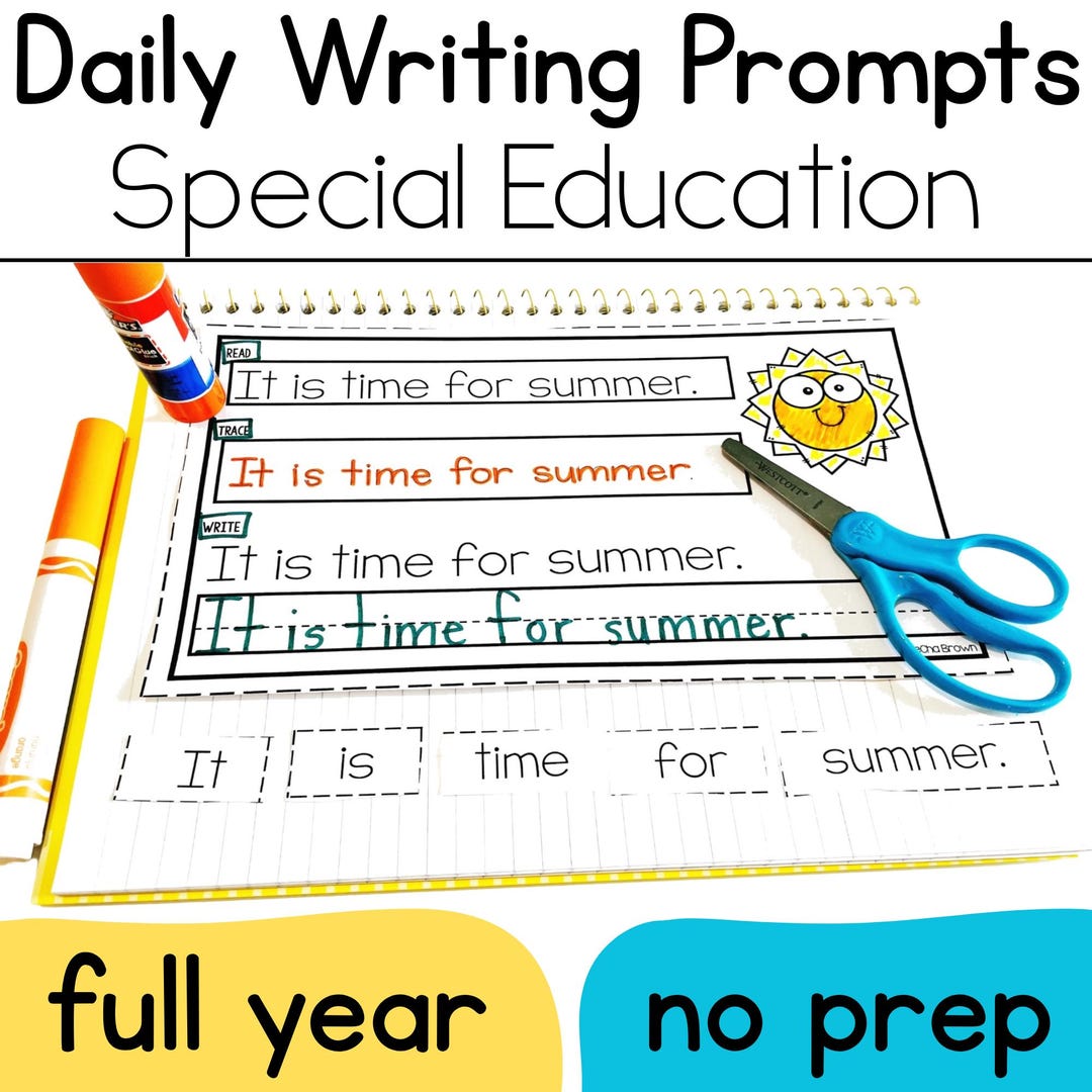 Writing for Special Education Bundle - Etsy