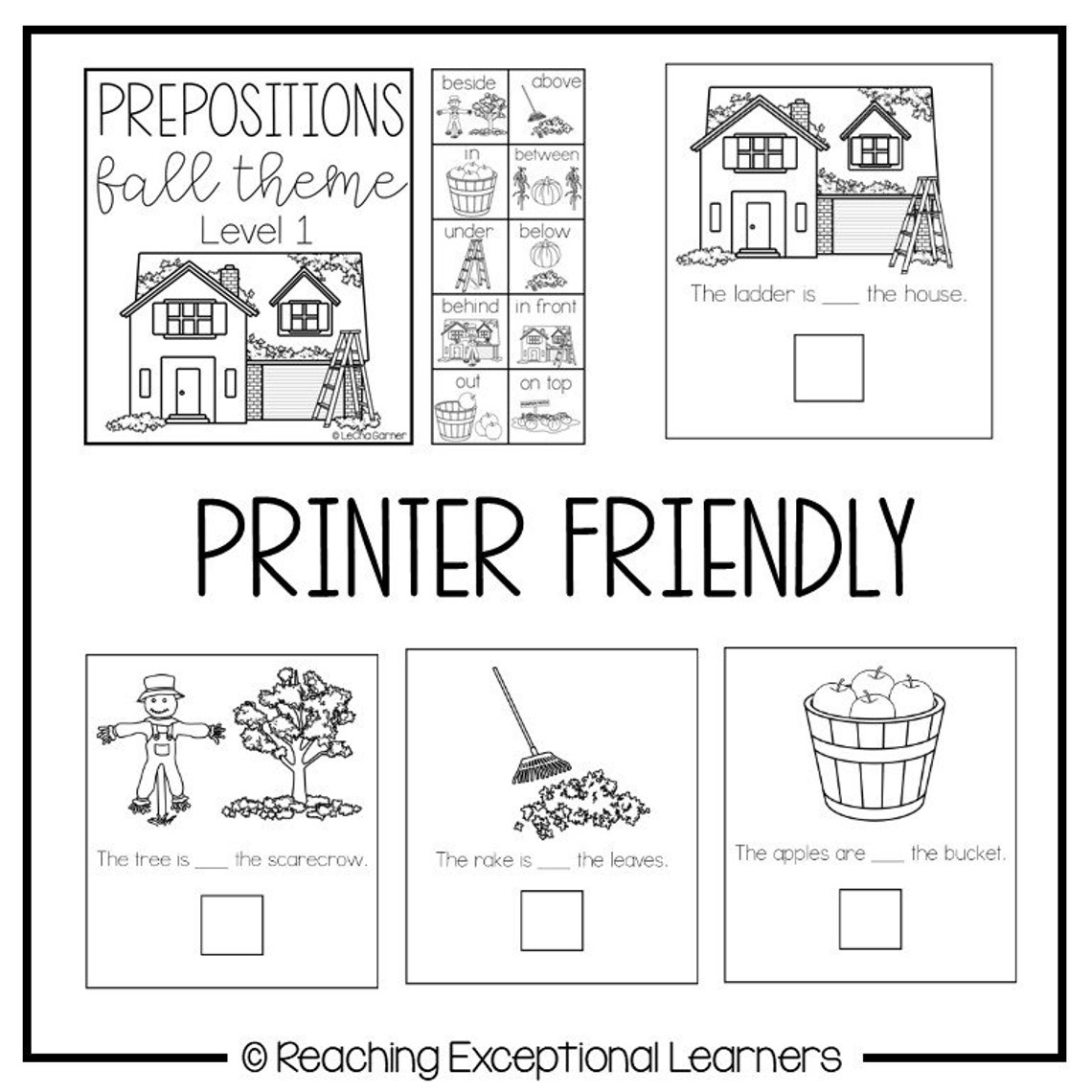 Prepositions Interactive Books - Etsy