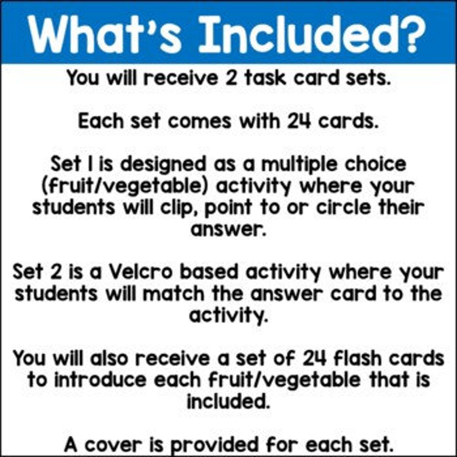 Fruit or Vegetable Task Cards - Etsy
