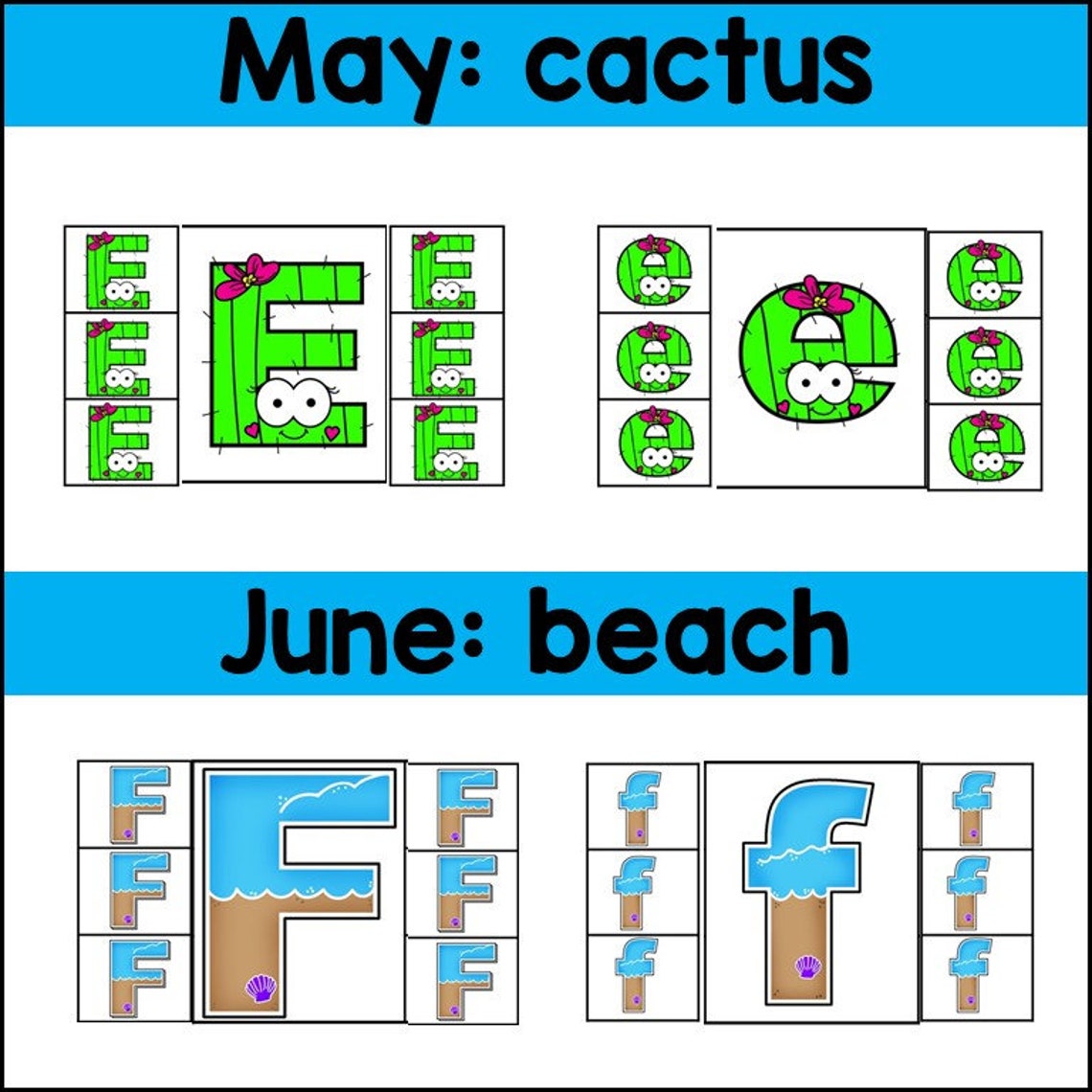 Errorless Alphabet Task Boxes - Etsy