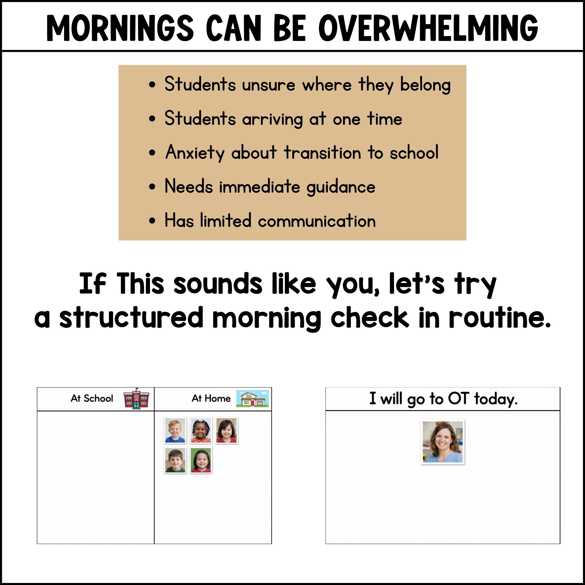Morning Check-in System for Special Education Classrooms - Etsy