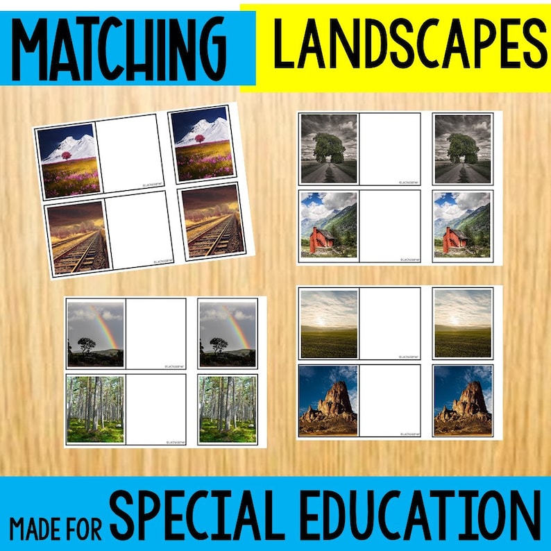 Matching Task Boxes for Special Education - Etsy