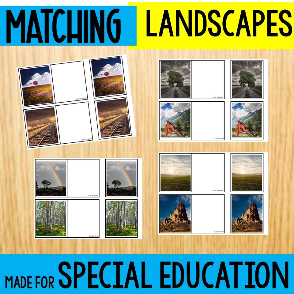 Matching Task Boxes for Special Education - Etsy