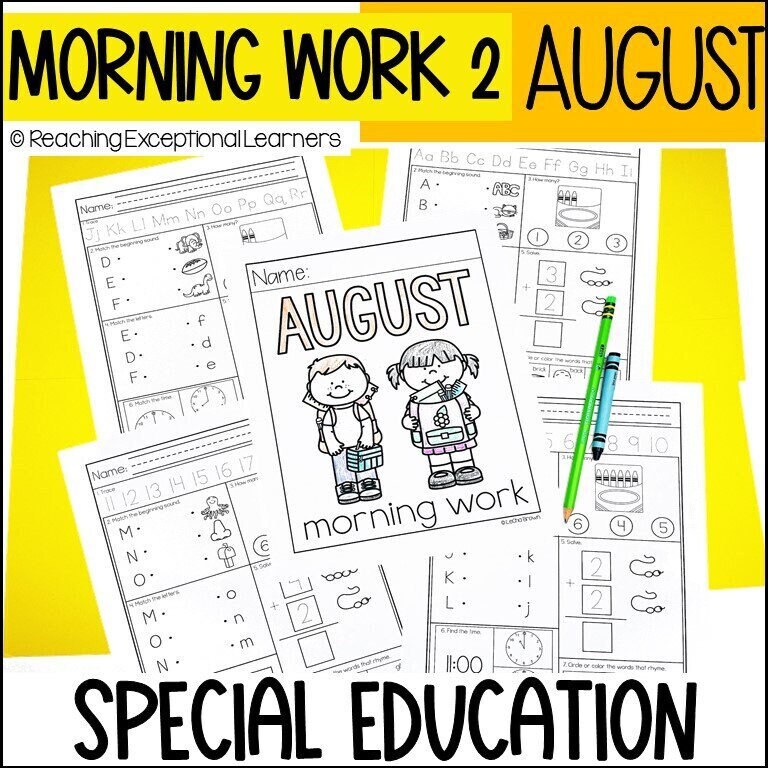 August Morning Work Level 2 - Etsy