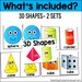 Shapes Task Cards - Etsy