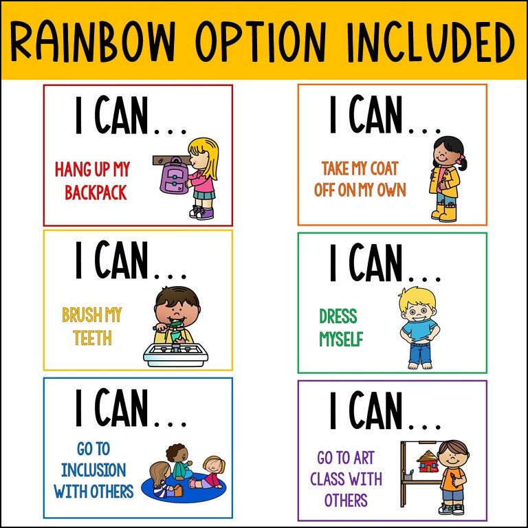 I Can Adaptive Skill Posters for Special Education - Etsy