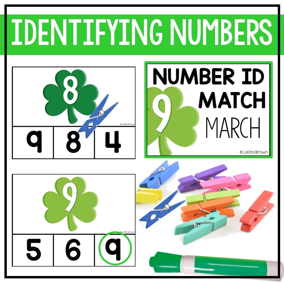 March Math Task Boxes - Etsy