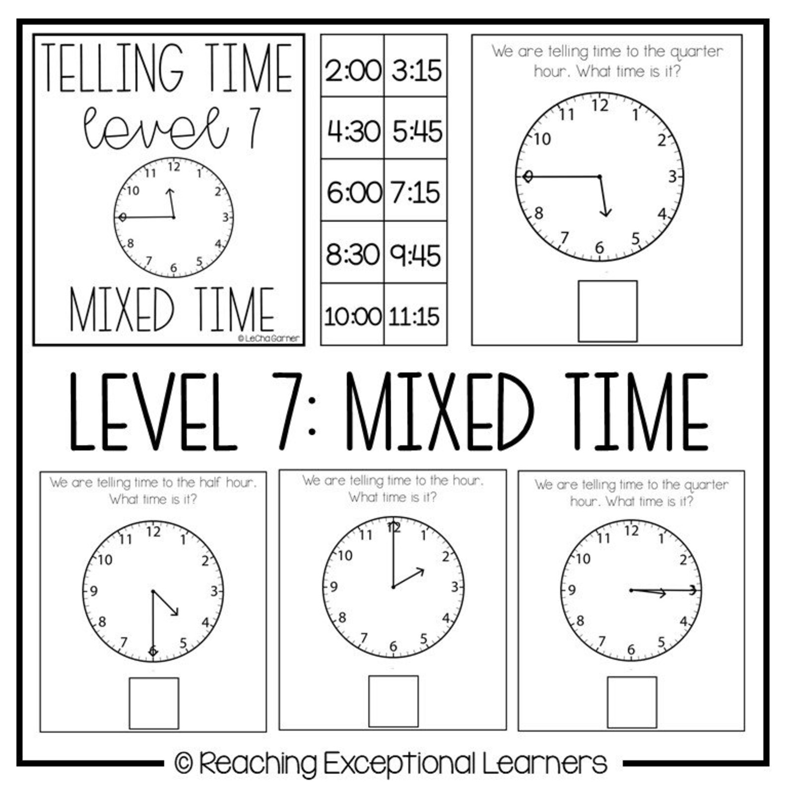 Telling Time Interactive Books - Etsy