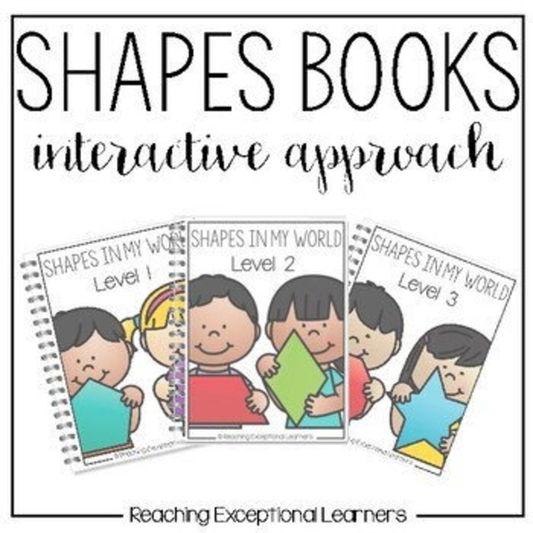 Identifying Shapes Books for Special Education - Etsy
