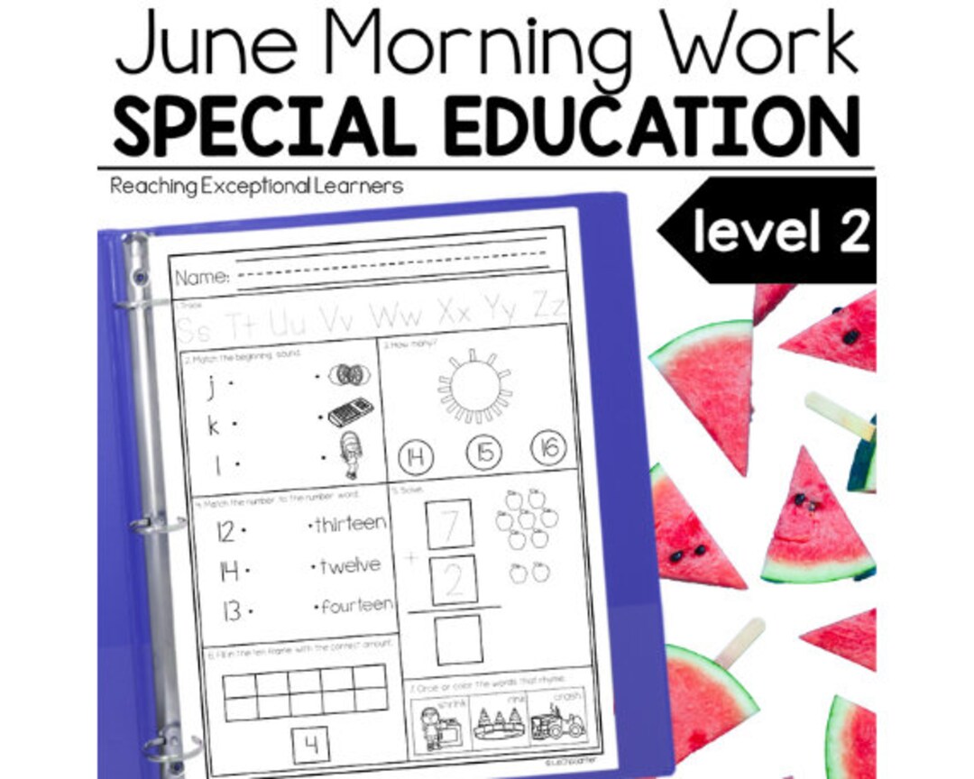June Morning Work Level 2 - Etsy