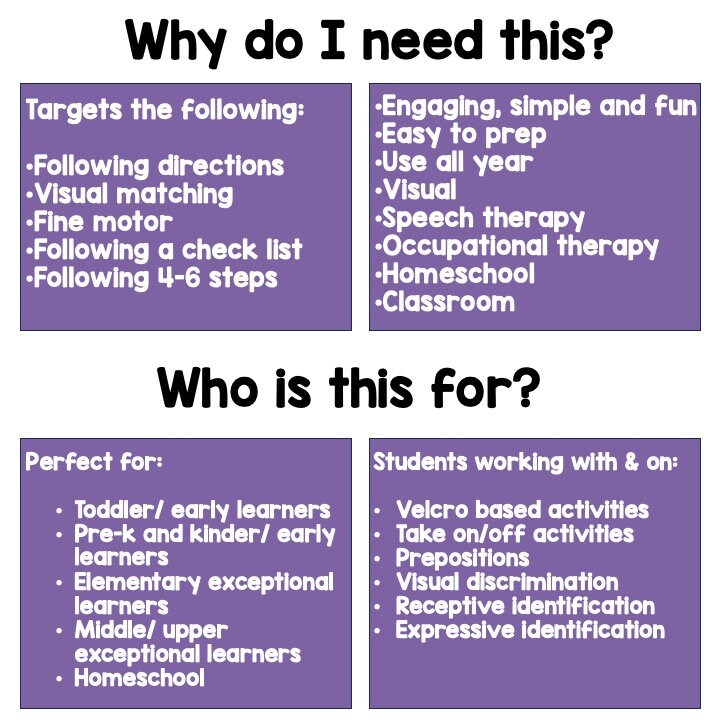 Following Directions File Folder: Build a Rocket - Etsy