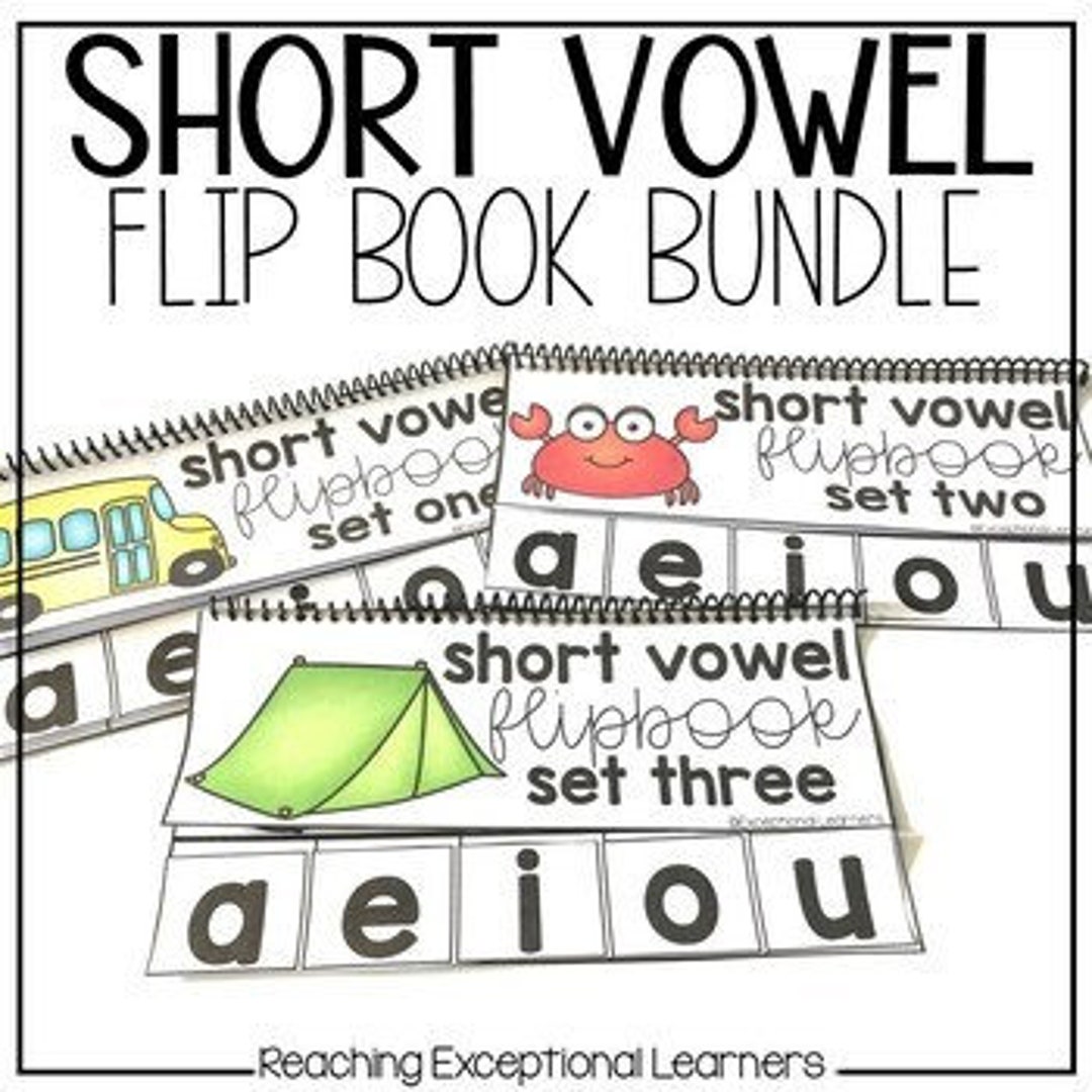 Short Vowel Book Bundle - Etsy