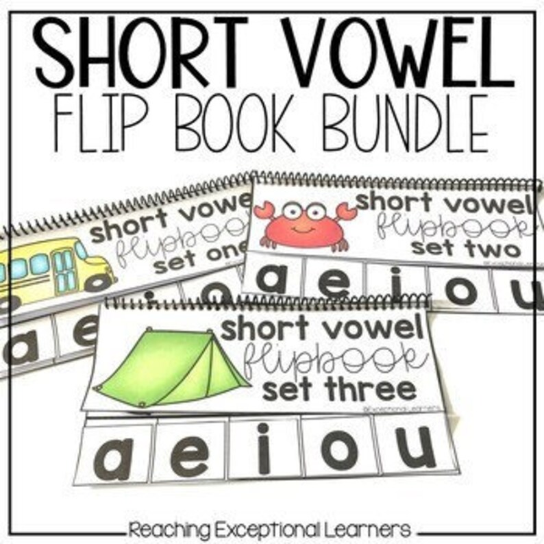 Short Vowel Book Bundle - Etsy