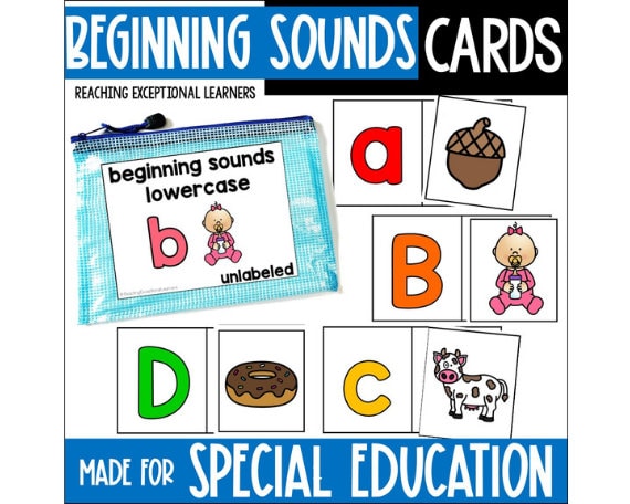 Beginning Sounds Task Card Set - Etsy