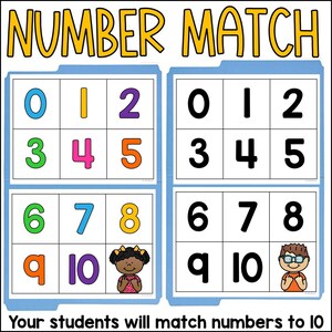 Numbers to 20 File Folder Activities - Etsy