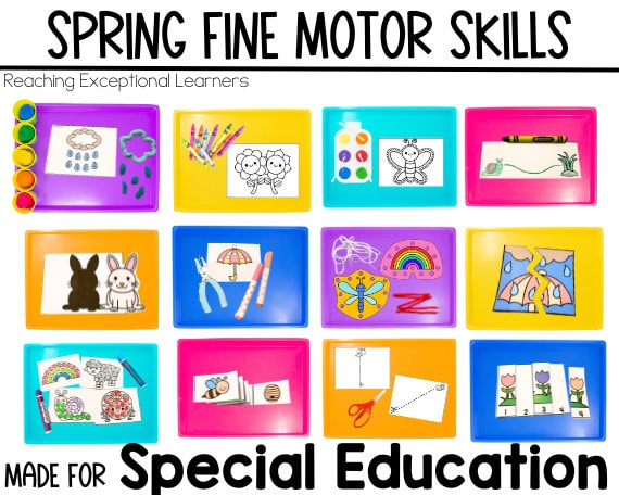 Spring Fine Motor Skill Task Boxes - Etsy