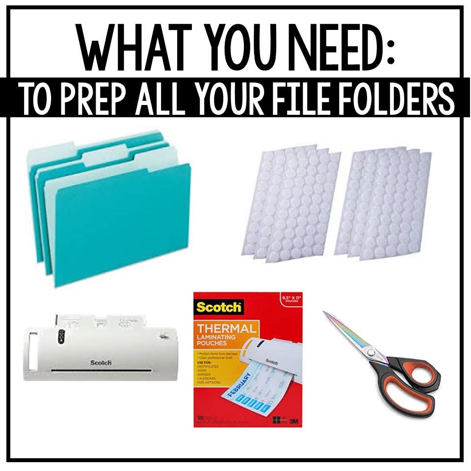 September Math File Folder Bundle - Etsy