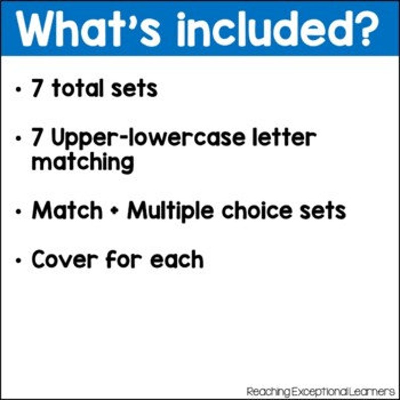 Alphabet Matching Task Cards - Etsy