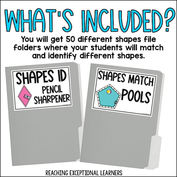 Shapes File Folders