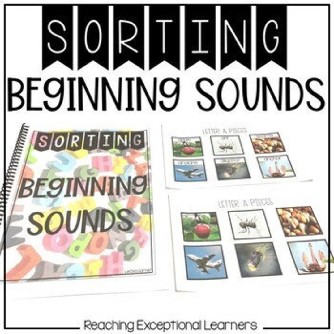 Beginning Sounds Sorting Activities - Etsy