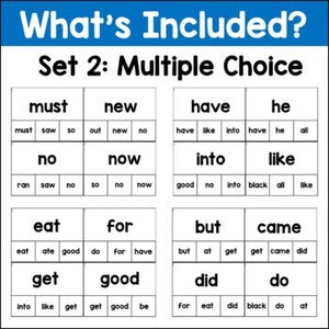 Sight Words Level 2 Task Cards - Etsy