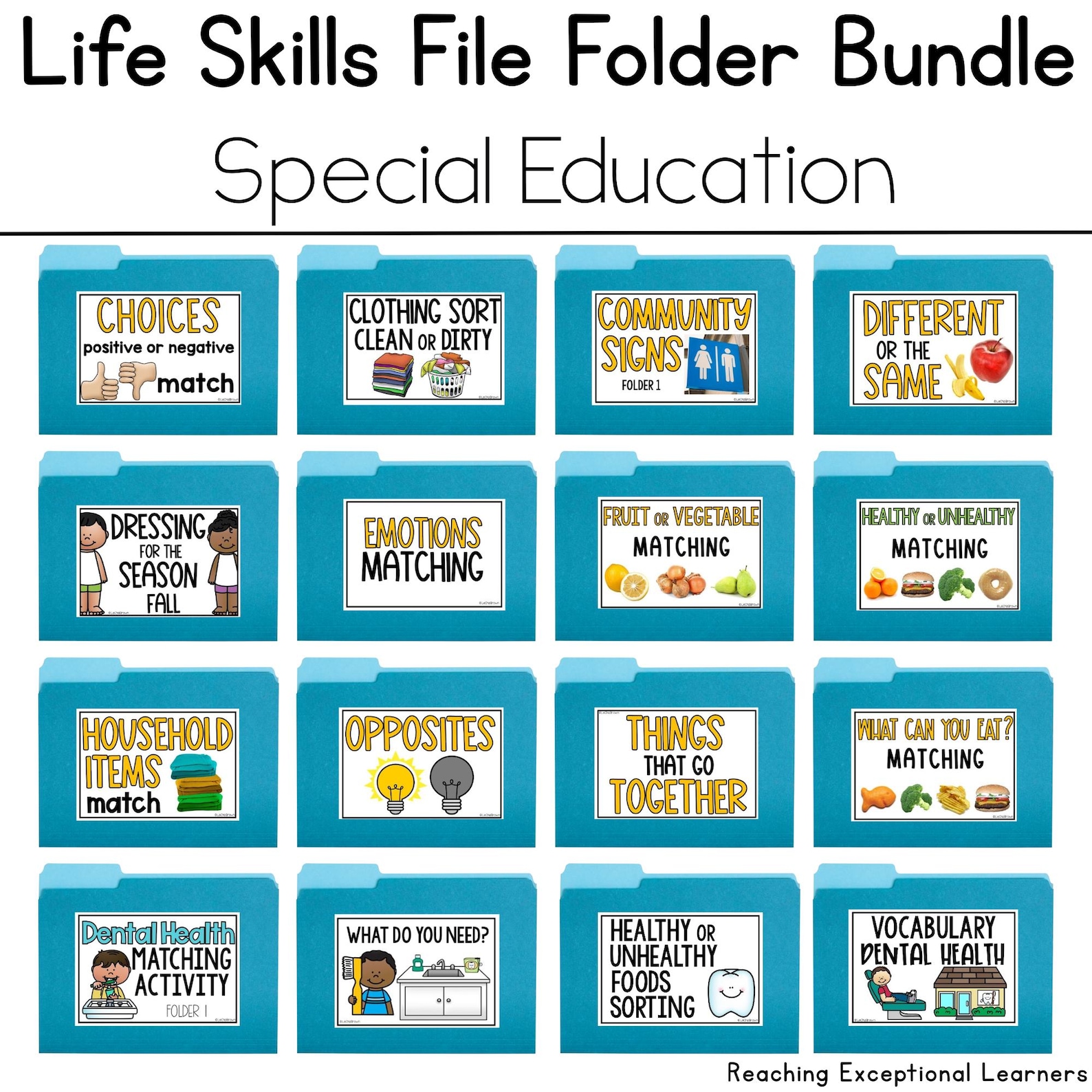 Life Skills File Folders - Etsy