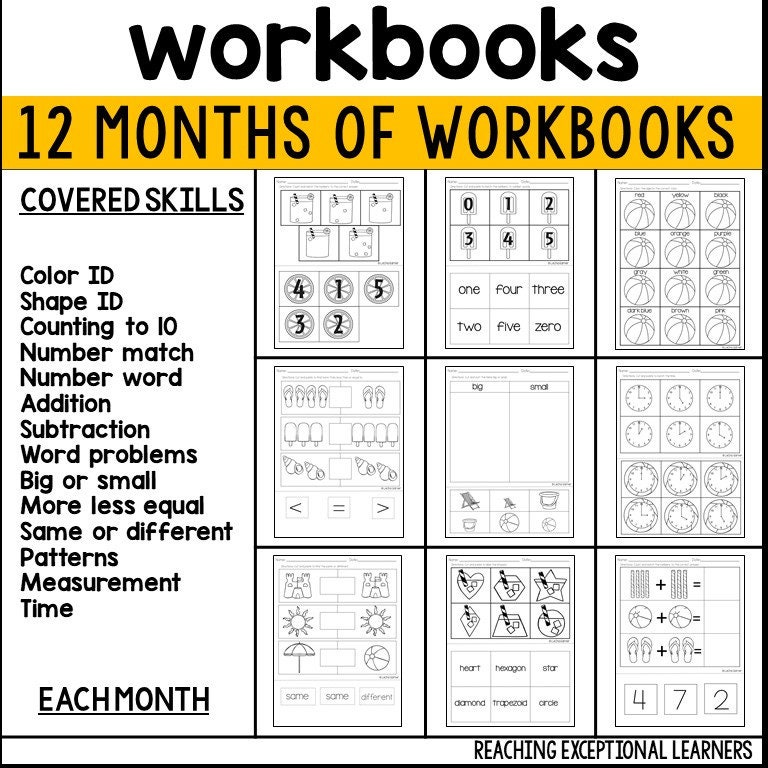 Special Education Math Curriculum - Etsy