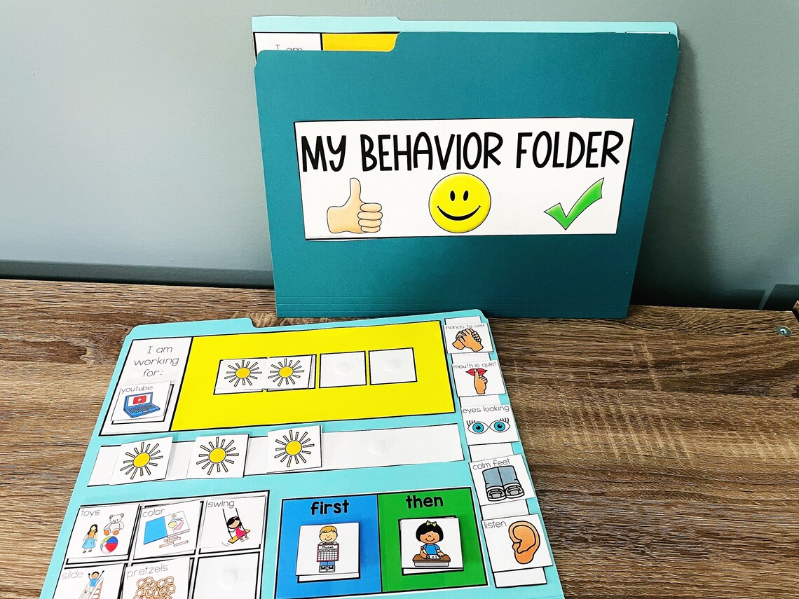 Behavior Folder for Autism and Special Needs - Etsy