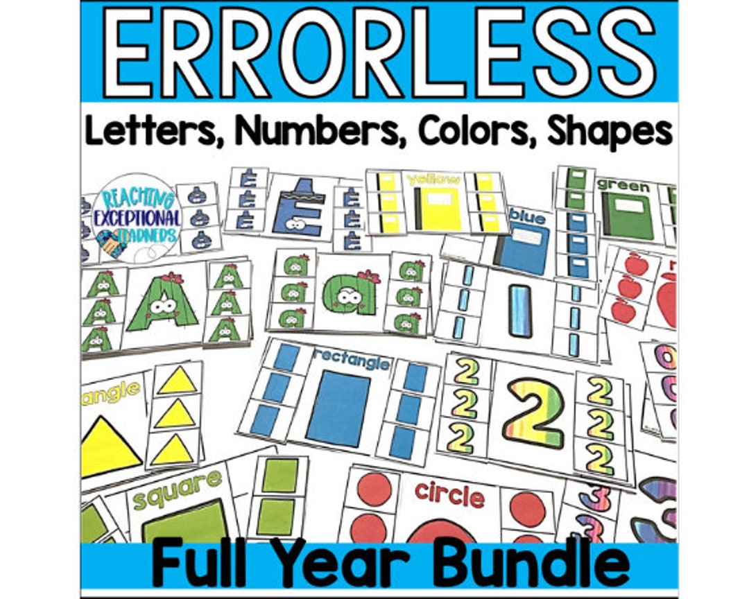 Errorless Task Box Bundle - Etsy