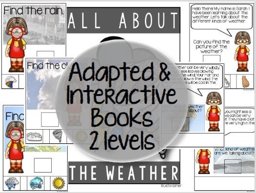 Weather Unit for Special Education - Etsy