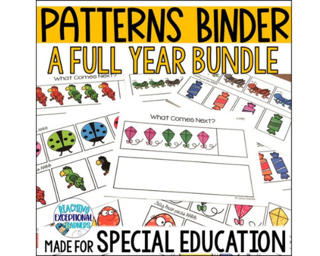 Patterns Adapted Binder - Etsy