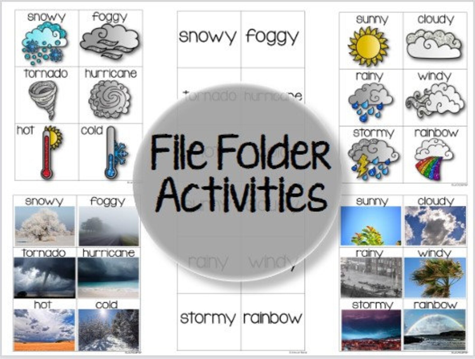 Weather Unit for Special Education - Etsy